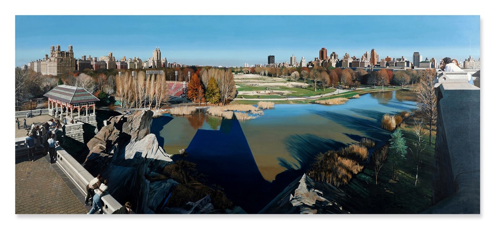 Central Park, Looking North from Belvedere Castle by Richard Estes on ...