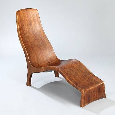 Lounge chair by Marc van Rampelberg on artnet