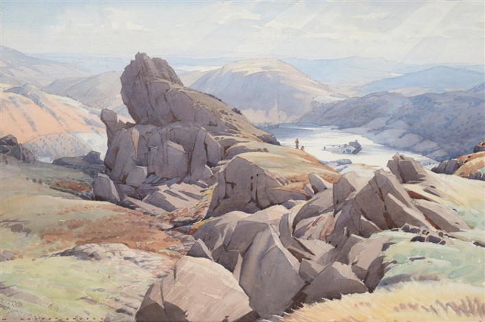 Helm Crag, Grasmere Lion and the Lamb by William Heaton Cooper on artnet