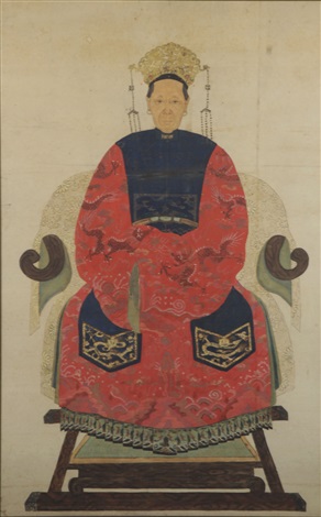 Portrait de lImpératrice Tseu-Hi by Chinese School (19/20) on artnet