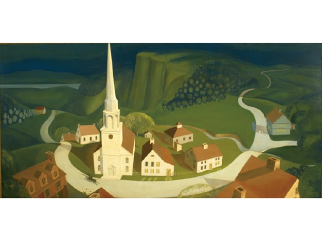 Midnight Ride Of Paul Revere Grant Wood