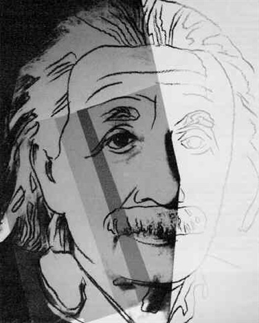 Albert Einstein by Andy Warhol on artnet