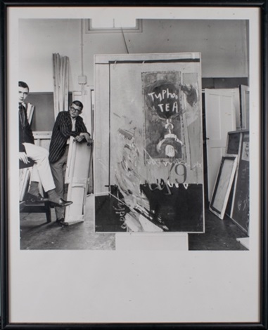 Six photographs of David Hockney, Derek Boshier and Peter Crutch at the ...