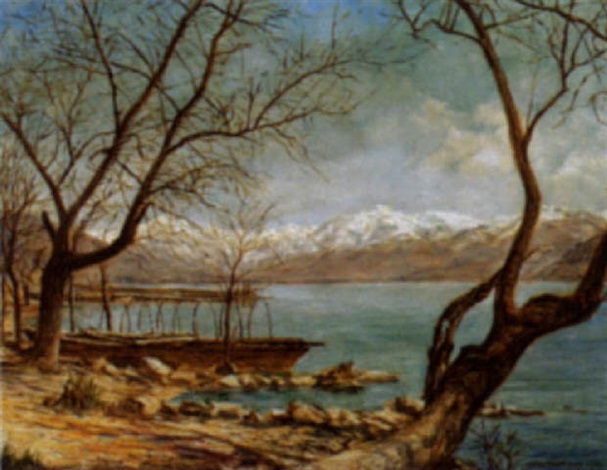 Sommerliche Seepartie am Wolfgangsee by Adolf Helmberger on artnet