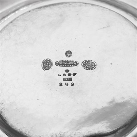 A round sterling silver bonbonniere by Johan Rohde on artnet