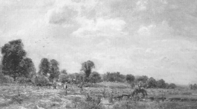 Haymaking in the Wharfe Valley by Herbert F. Royle on artnet