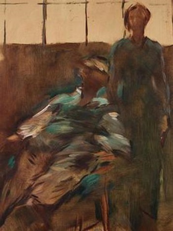 Im Atelier Ernst und Traute Rose by Lotte Laserstein on artnet