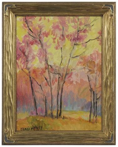 Fall landscape by Marie Atkinson Hull on artnet