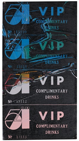 VIP Ticket - Studio 54 by Andy Warhol on artnet