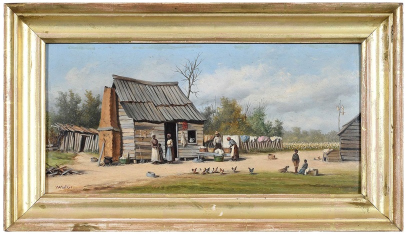 Country Cabin Scene by William Aiken Walker on artnet