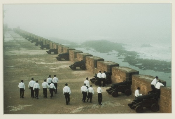 Rapture series Man with cannonballs by Shirin Neshat on artnet