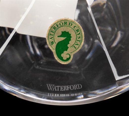 SIX WATERFORD CRYSTAL SEAHORSE CANDLESTICKS by Waterford (Co.) on artnet