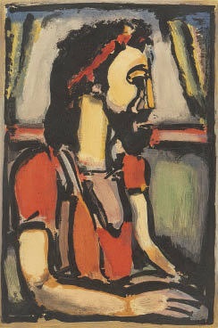 Christ de profil from PASSION by Georges Rouault on artnet