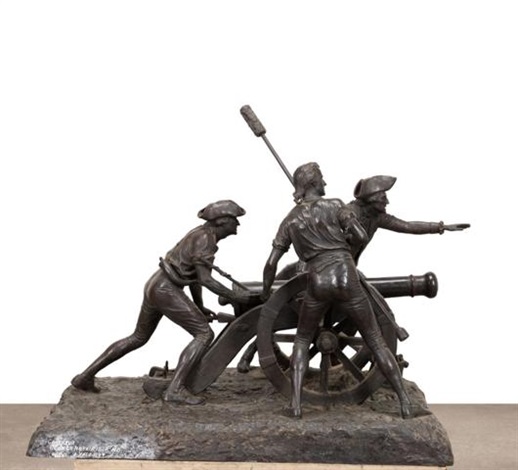 Defenders Of New Haven, July 5, 1779 by James Edward Kelly on artnet