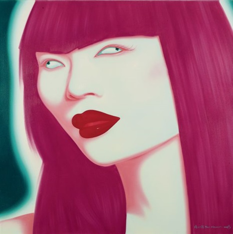 Chinese portrait series by Feng Zhengjie on artnet