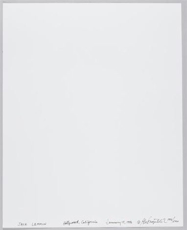 Jack Lemon, Hollywood, Califormia by Abe Frajndlich on artnet