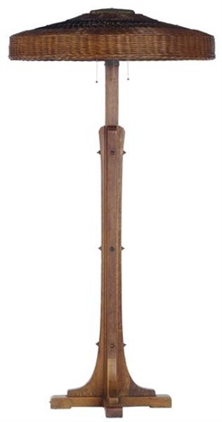 Floor lamp by Gustav Stickley on artnet