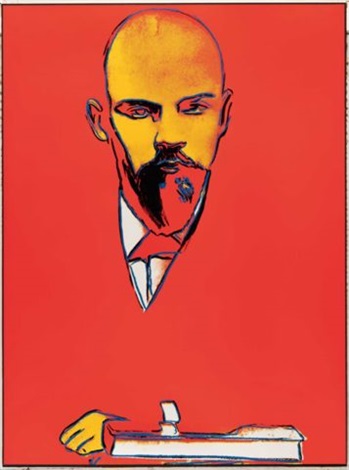 Red Lenin by Andy Warhol on artnet