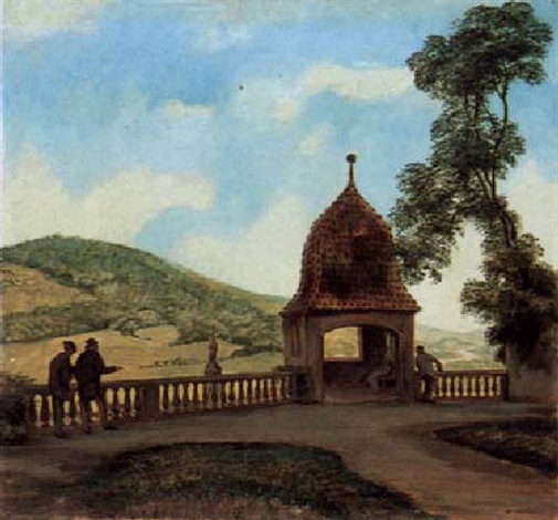 Auf der Aussichtsterrasse by Hermann Gradl on artnet
