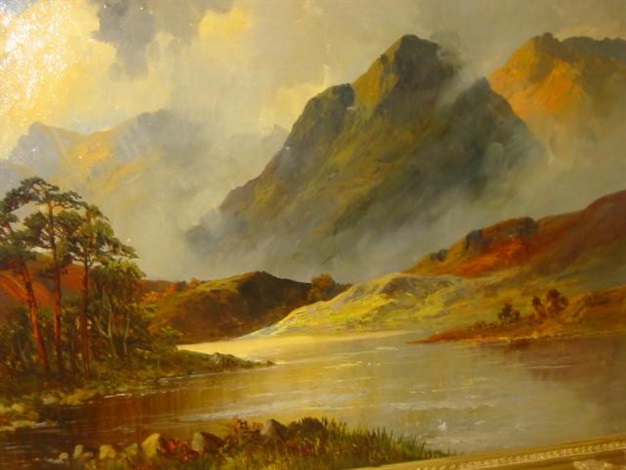Highland scene by Joel Owen on artnet