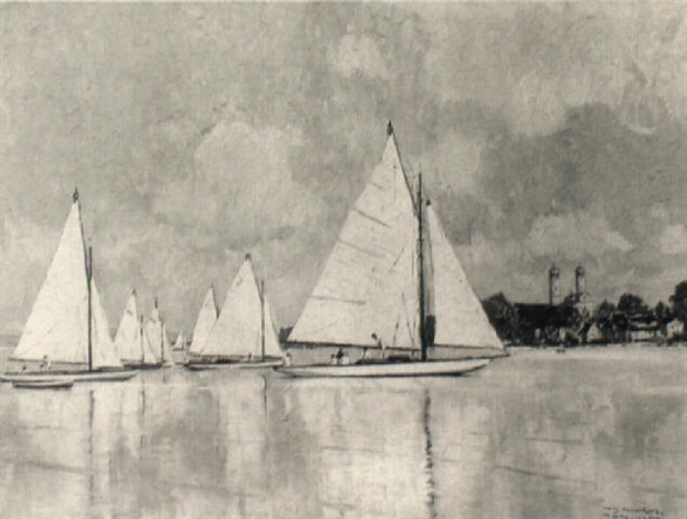 Regatta am Bodensee by Hans Maurus on artnet