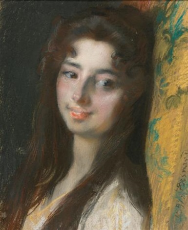 Portrait of a lady by Albert Besnard on artnet