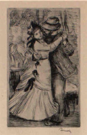 La danse à la campagne, pl.2 by Pierre-Auguste Renoir on artnet