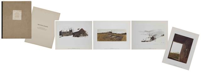 Portfolio Of Ten Collotype Plate Reproductions Of Paintings By Andrew ...