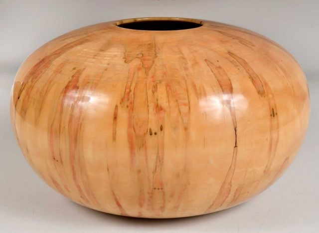 Rare Ashleaf Maple Acer Negundo Turned Vessel by Edward Moulthrop on artnet