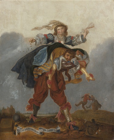 A DUTCH PROVERB HET SYN STERCKE BEENE DIE WEELDE KUNNE DRAGEN ONLY ...