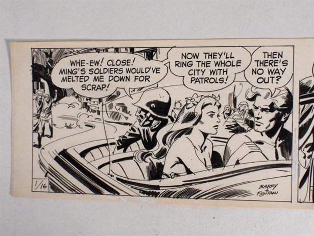 1979 Flash Gordon Daily Comic Strip Original Art by Daniel Barry and Bob Fujitani on artnet