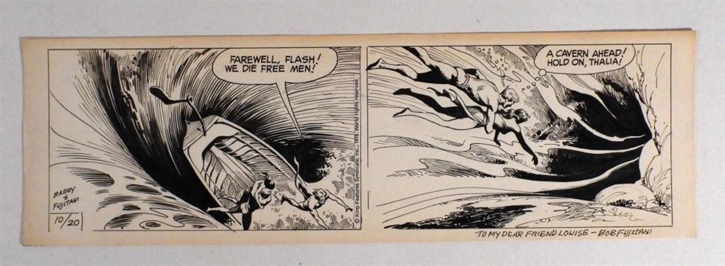 Dan Barry Flash Gordon Daily Comic Strip Original by Daniel Barry and ...