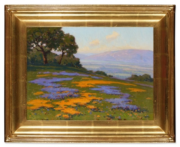 Poppies and Lupine by John Marshall Gamble on artnet
