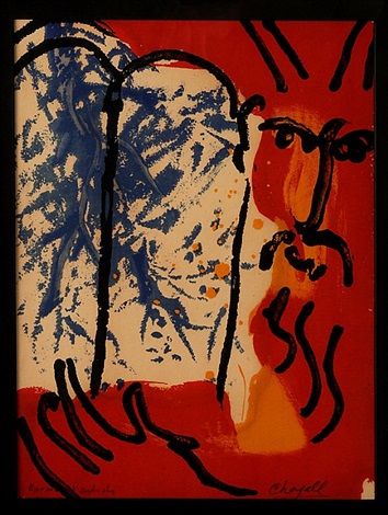 Moses Ten Commandments by Marc Chagall on artnet