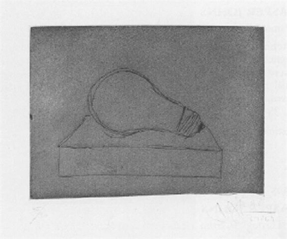 Light bulb by Jasper Johns on artnet
