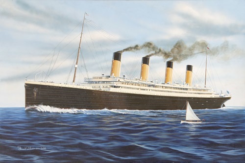 Schiffsporträt Die RMS Olympic, Schwesterschiff der Titanic by Stuart ...