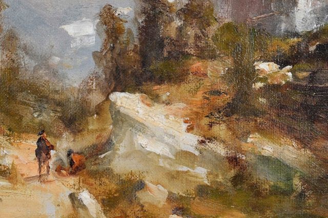 Yosemite Valley with Bridal Veil Falls by Thomas Hill on artnet