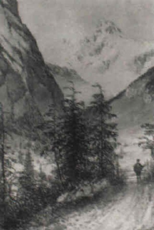 Wanderer, auf den Großglockner blickend by Richard Moser on artnet