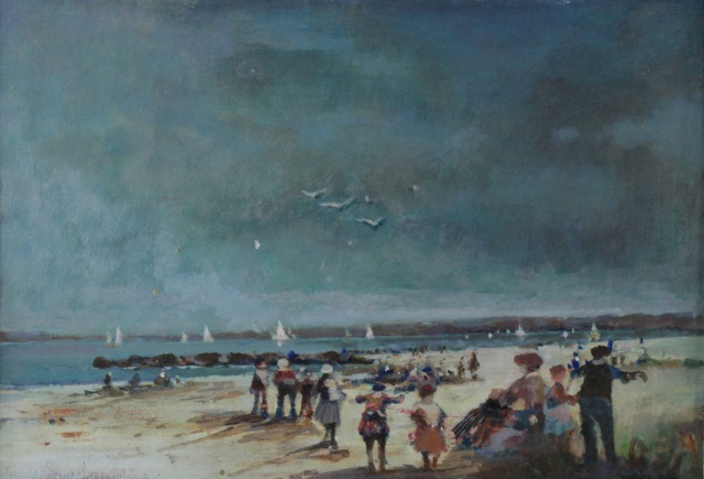 Beach Scene by Donald Roy Purdy on artnet