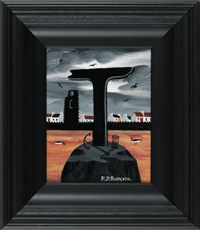 ST. COLUMCILLES TOWER THE TAU CROSS, TORY ISLAND by Patsy Dan Rodgers ...