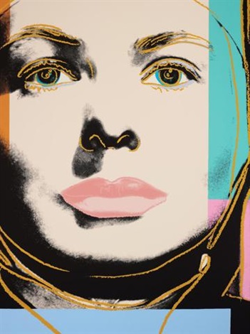 Three portraits of Ingrid Bergman by Andy Warhol by Andy Warhol on artnet
