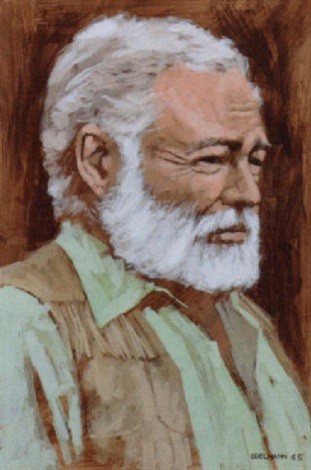 Ernest Hemingway by Yrjö Edelmann on artnet