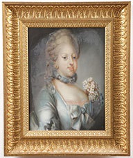 Portrait of Caroline Matilda Queen of Denmark by Peder Als on artnet