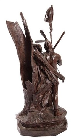 Algonquin Warrior and Chief by Harry Jackson on artnet