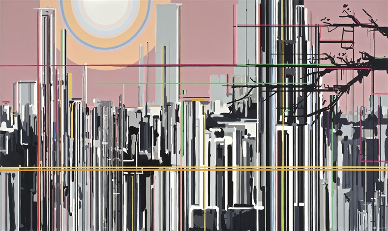 Purple air by Liu Wei on artnet