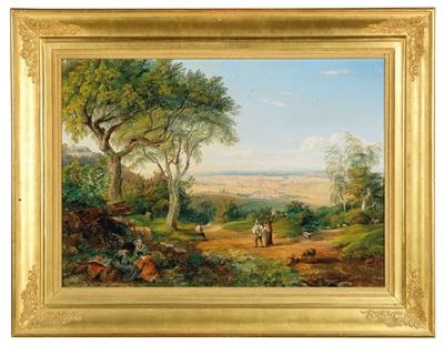 A view of Vienna from the Gallitzinberg by Johann Werner on artnet