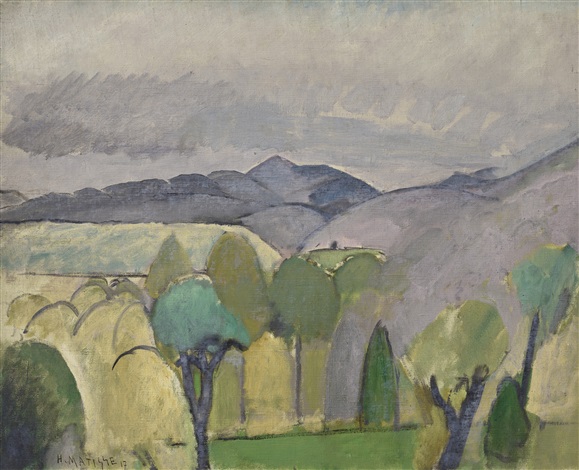 Grand paysage aux arbres by Henri Matisse on artnet
