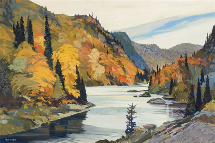 Agawa River by Richard (Dick) Ferrier on artnet