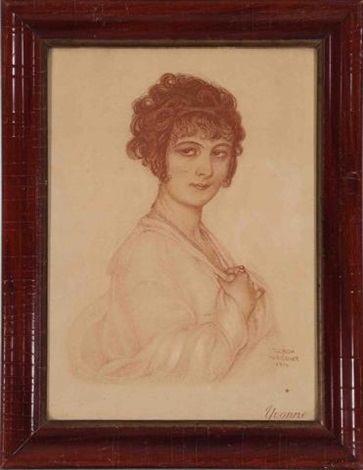 Portrait of Yvonne by Gerda Wegener on artnet