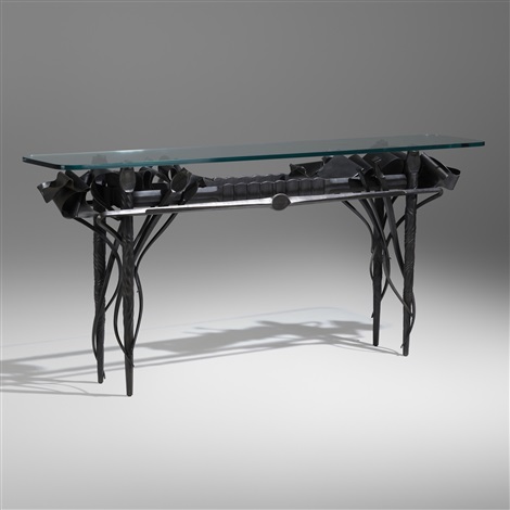 Console table by Albert Paley on artnet